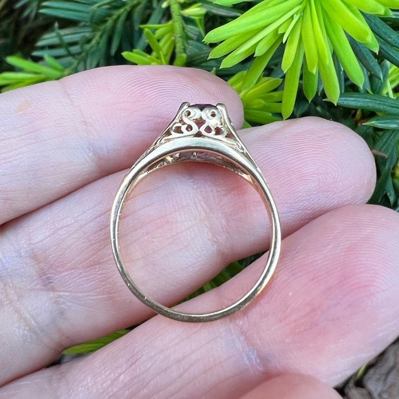 Kabana | Jewelry | Kabana Vintage 4k Yellow Gold Pink Tourmaline Ring ...